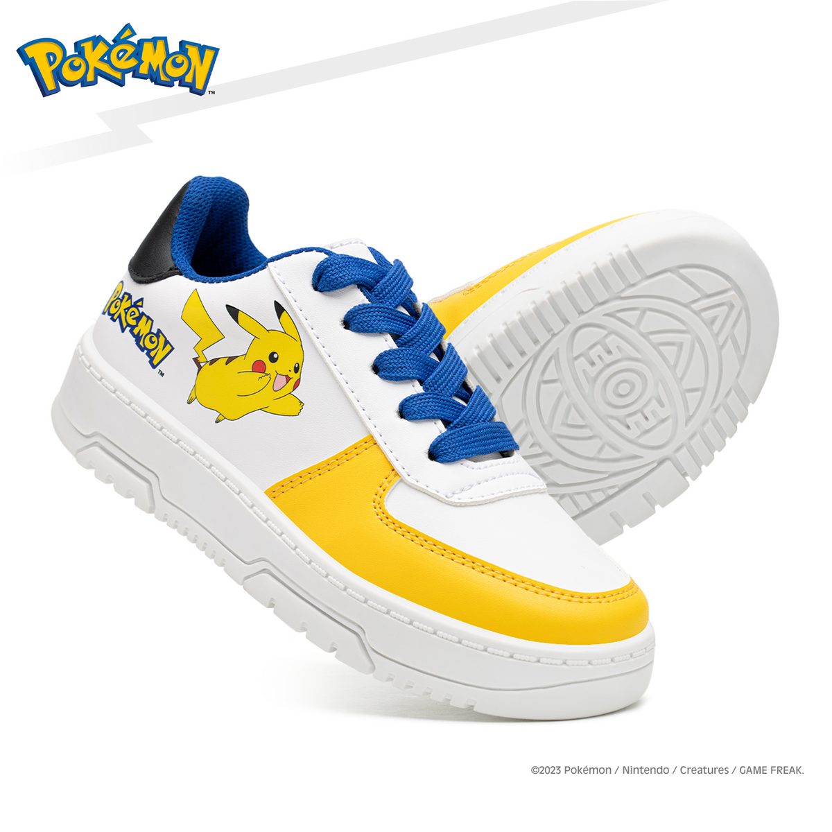 YUYIN TENIS POKÉMON PIKACHU BLANCO #PO4011 (15-25) – Yuyin Oficial